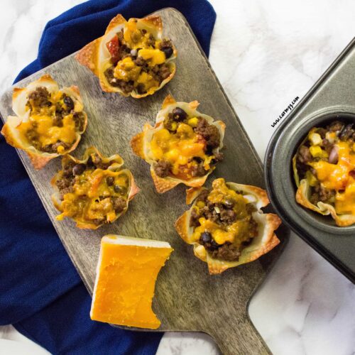 Crunchy Nacho Burrito Taco Cups + Video (aka I got a new camera ...