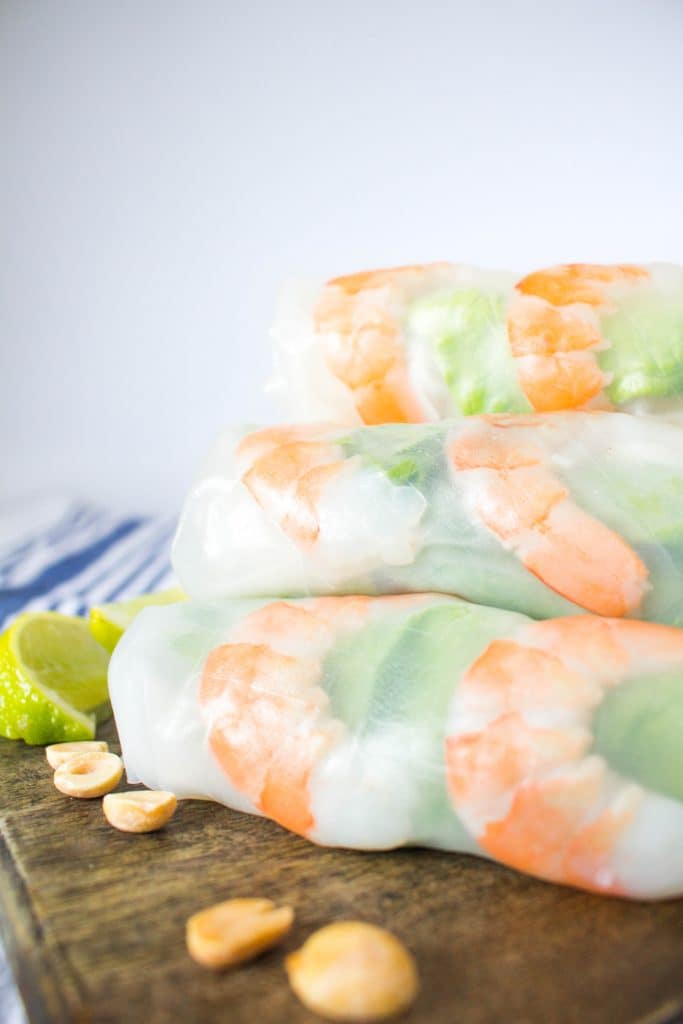 Vietnamese Rice Paper Shrimp Rolls - Carmy - Easy Healthy-ish Recipes