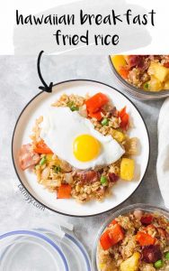 Hawaiian Breakfast Fried Rice - Carmy - Run Eat Travel