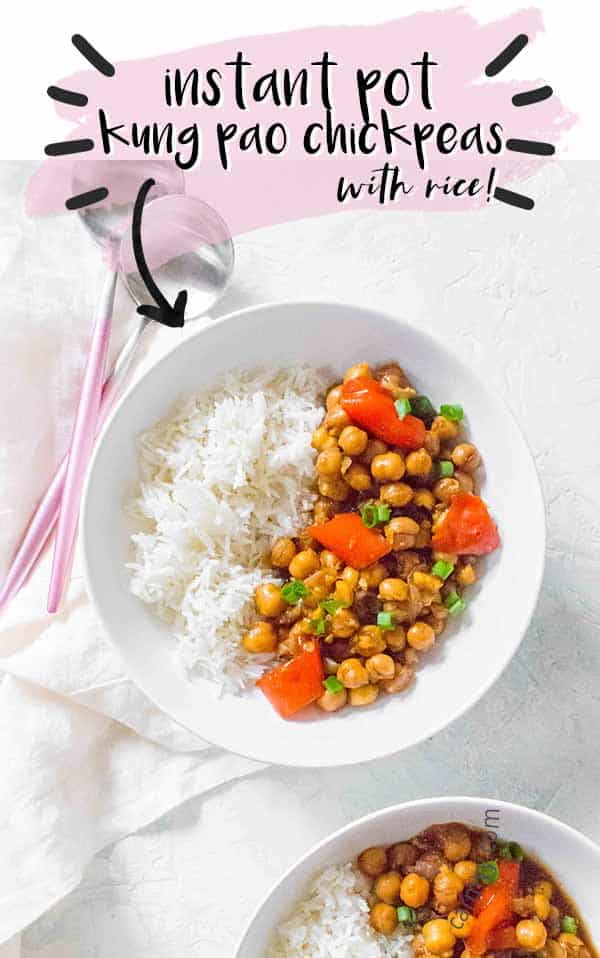 Instant Pot Kung Pao Chickpeas (with Rice) - Carmy - Easy Healthy-ish ...