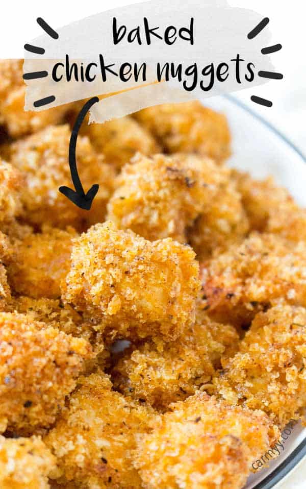 Healthy Homemade Baked Chicken Nuggets | Freezer Friendly