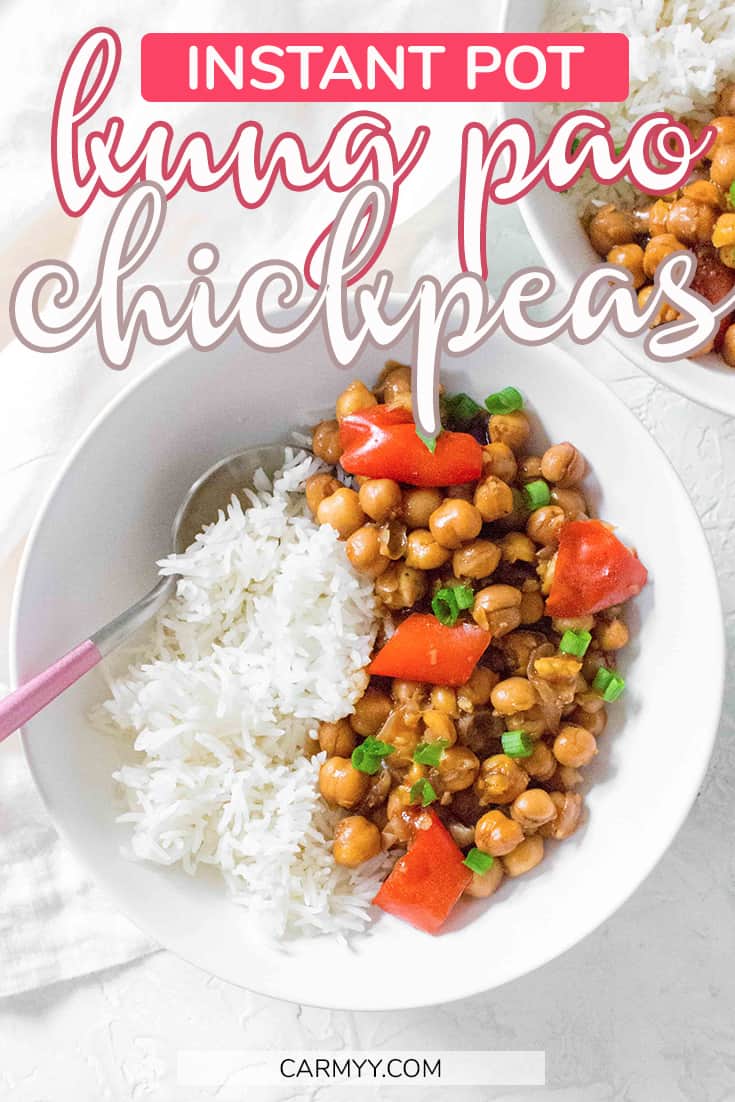 Instant Pot Kung Pao Chickpeas (with Rice) - Carmy - Easy Healthy-ish ...