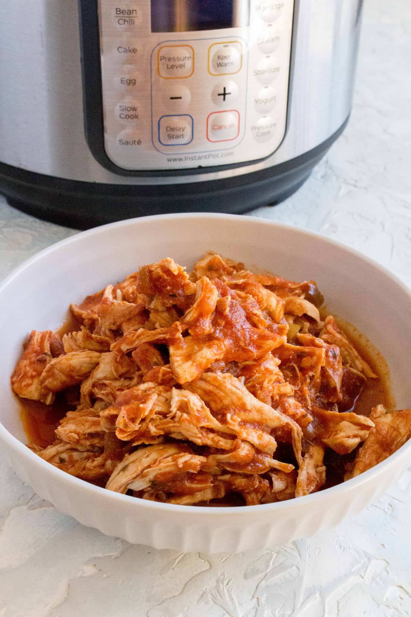 Instant Pot Salsa Chicken Recipe - Carmy - Easy Healthy-ish Recipes