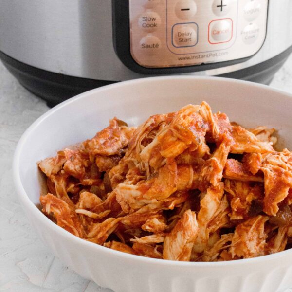 Instant Pot Salsa Chicken Recipe - Carmy - Easy Healthy-ish Recipes