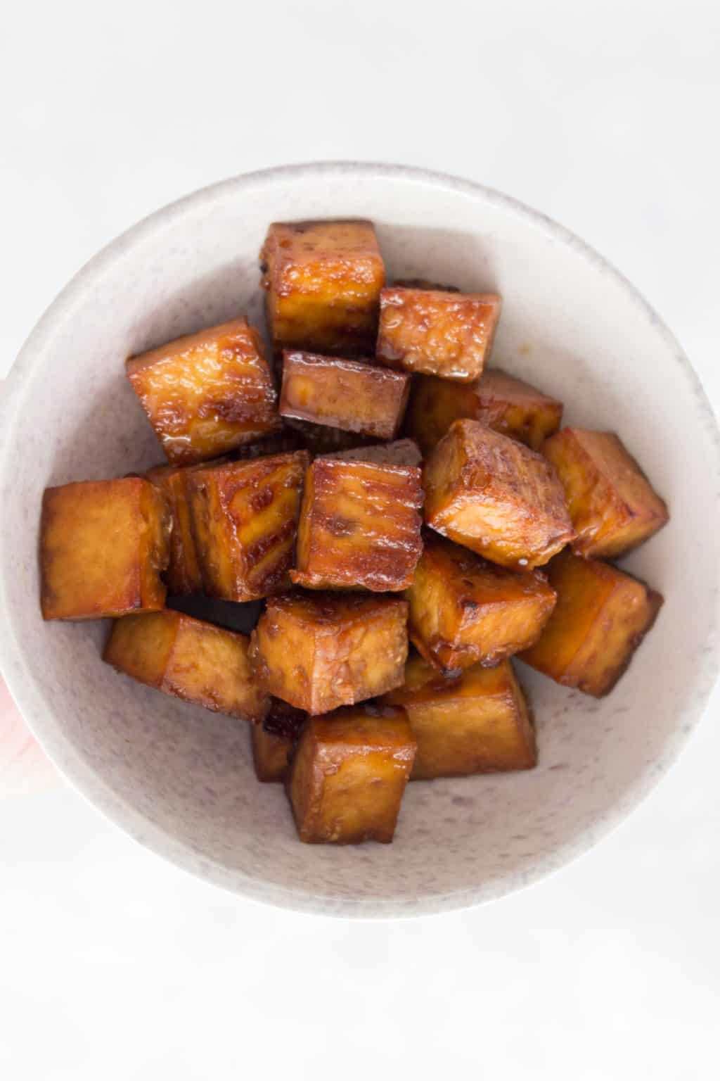 Maple Soy Tofu Meal Prep | Meatless Meal Prep