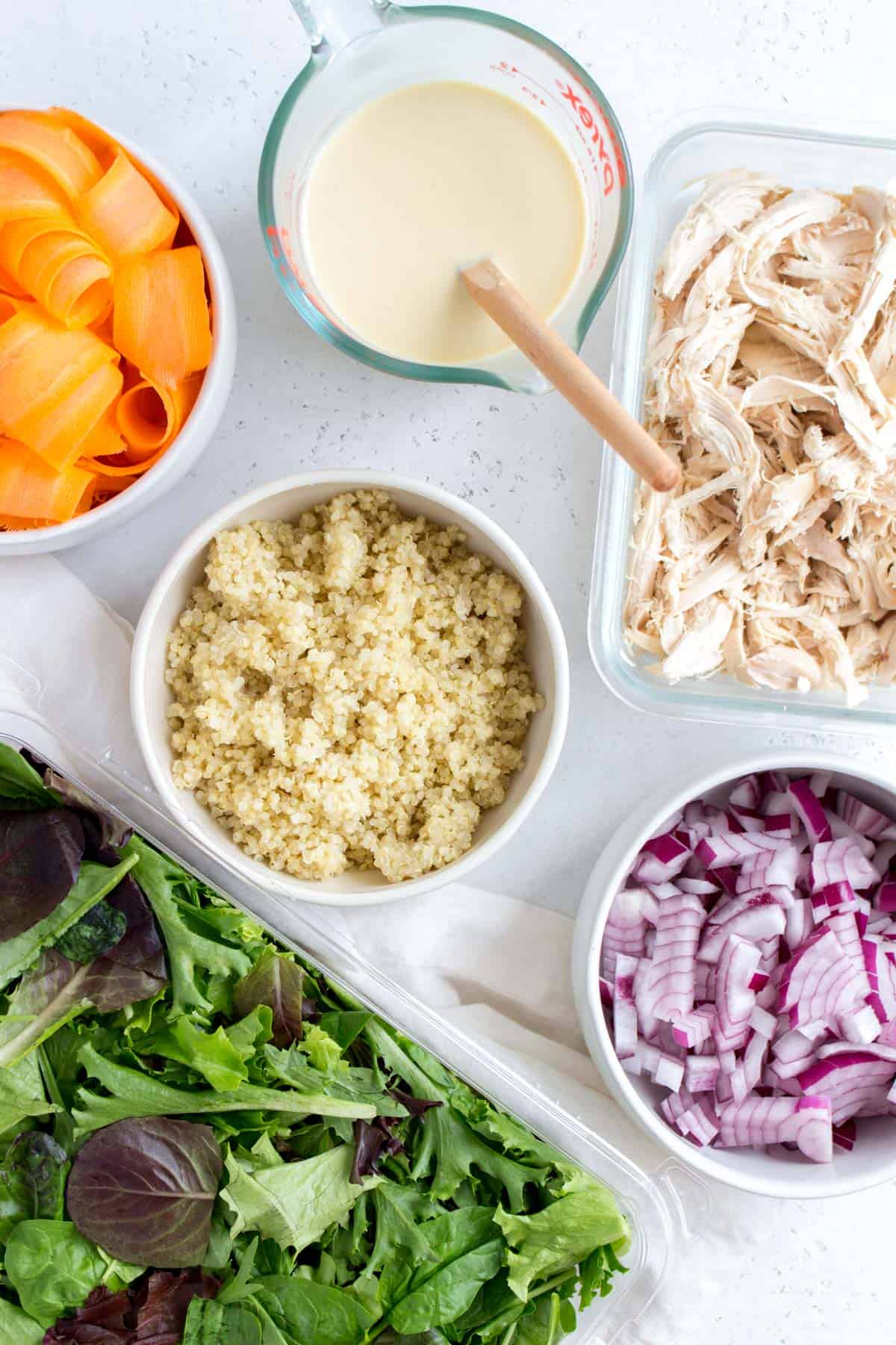 Easy Hummus Salad Dressing | Use Up Your Leftover Hummus!