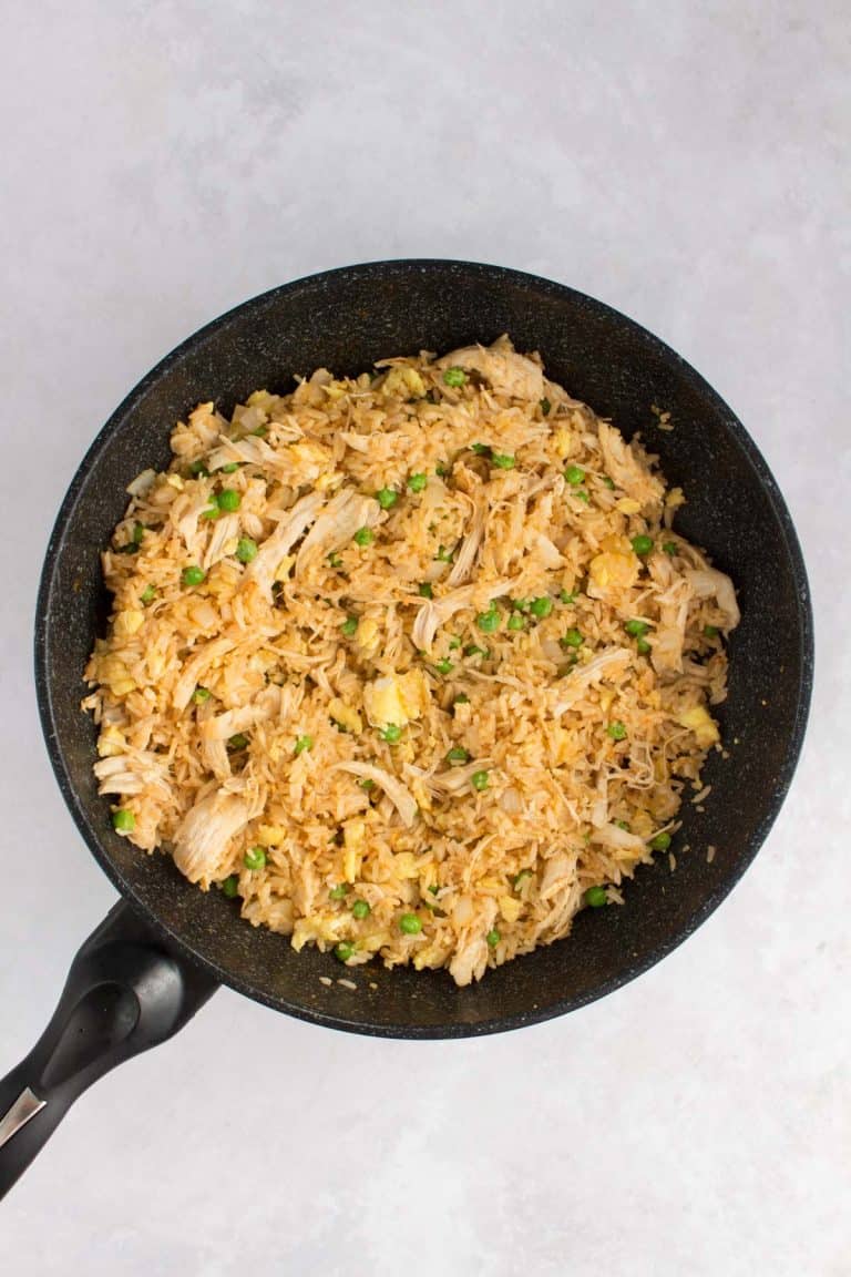 Sriracha Fried Rice | Quick Dinner + Meal Prep + Freezer Friendly
