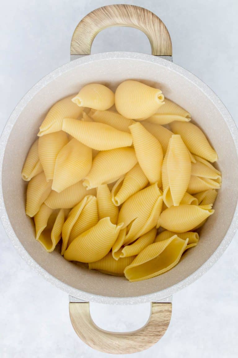 Easy Lasagna Stuffed Shells | Freezer Friendly Pasta Bake