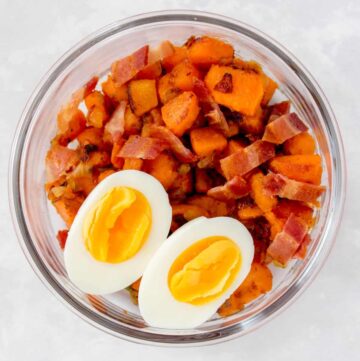 Paleo Breakfast Meal Prep | Sweet Potato, Bacon, and Egg Meal Prep