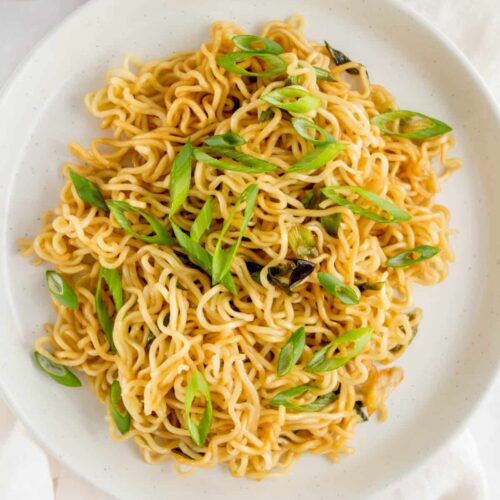 Garlic Scallion Noodles | Easy Scallion Oil Noodles