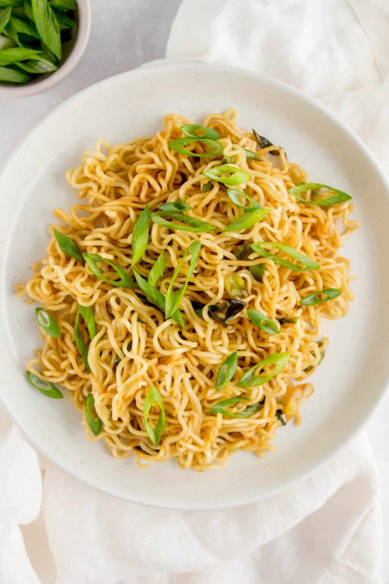 Garlic Scallion Noodles | Easy Scallion Oil Noodles