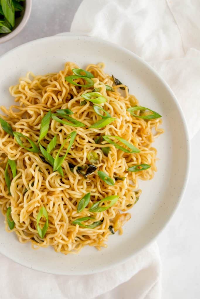Garlic Scallion Noodles | Easy Scallion Oil Noodles