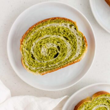 Matcha Swirl Milk Bread | Makes Two Loaves of Matcha Bread!