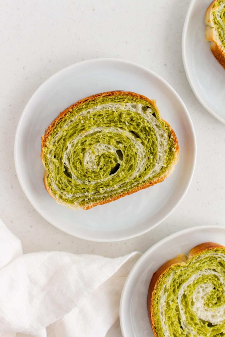 Matcha Swirl Milk Bread | Makes Two Loaves of Matcha Bread!