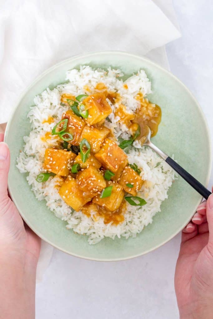 Easy Crispy Orange Tofu | Plant-Based Orange Chicken