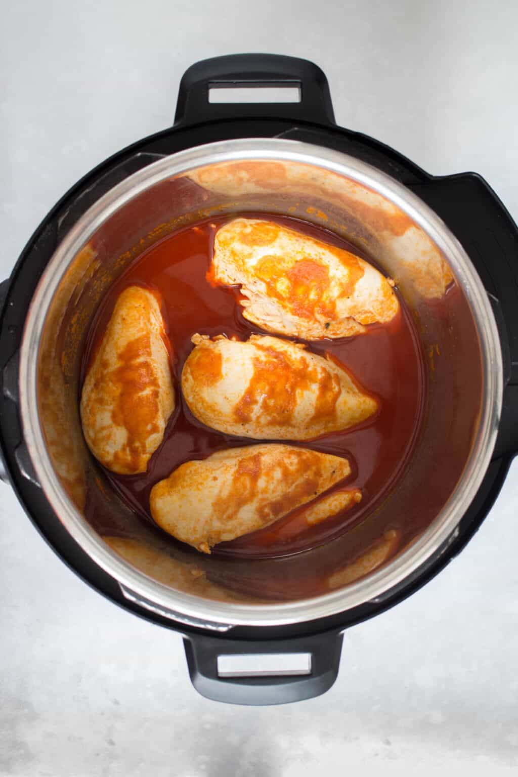 Instant Pot Buffalo Chicken - Carmy - Easy Healthy-ish Recipes