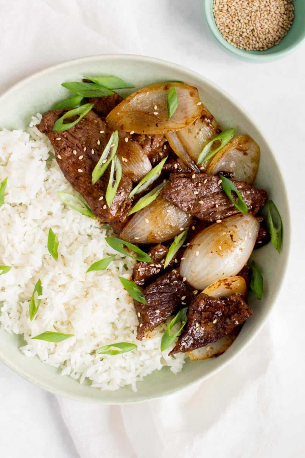Beef and Onion Stir Fry - Carmy - Easy Healthy-ish Recipes