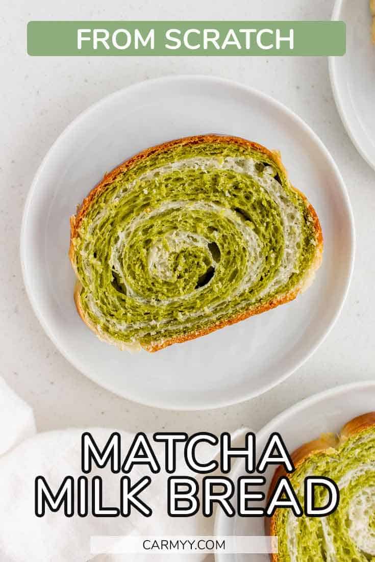Matcha Swirl Milk Bread | Makes Two Loaves of Matcha Bread!