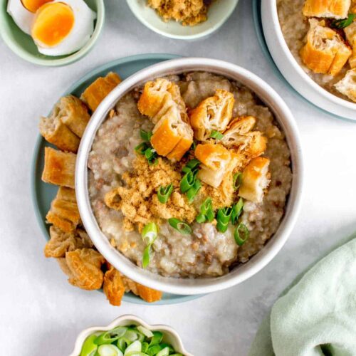 Beef Congee (Jook/粥) - Carmy - Easy Healthy-ish Recipes