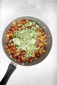 Chinese Sausage Fried Rice (Lap Cheong Fried Rice) - 腊肠炒饭