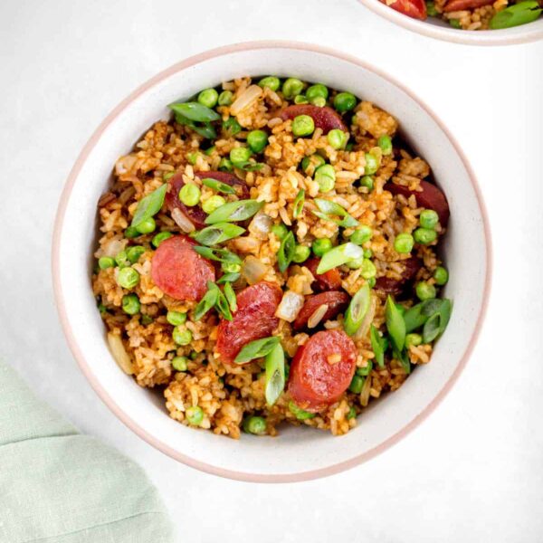 Chinese Sausage Fried Rice (Lap Cheong Fried Rice) - 腊肠炒饭