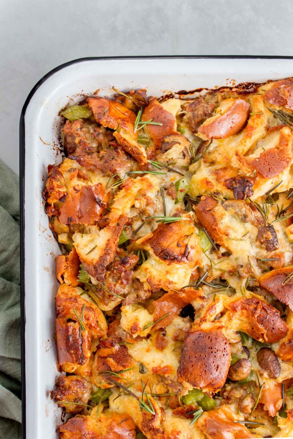 Brioche Stuffing with Rosemary and Sausage | Easy Healthy-ish Recipes