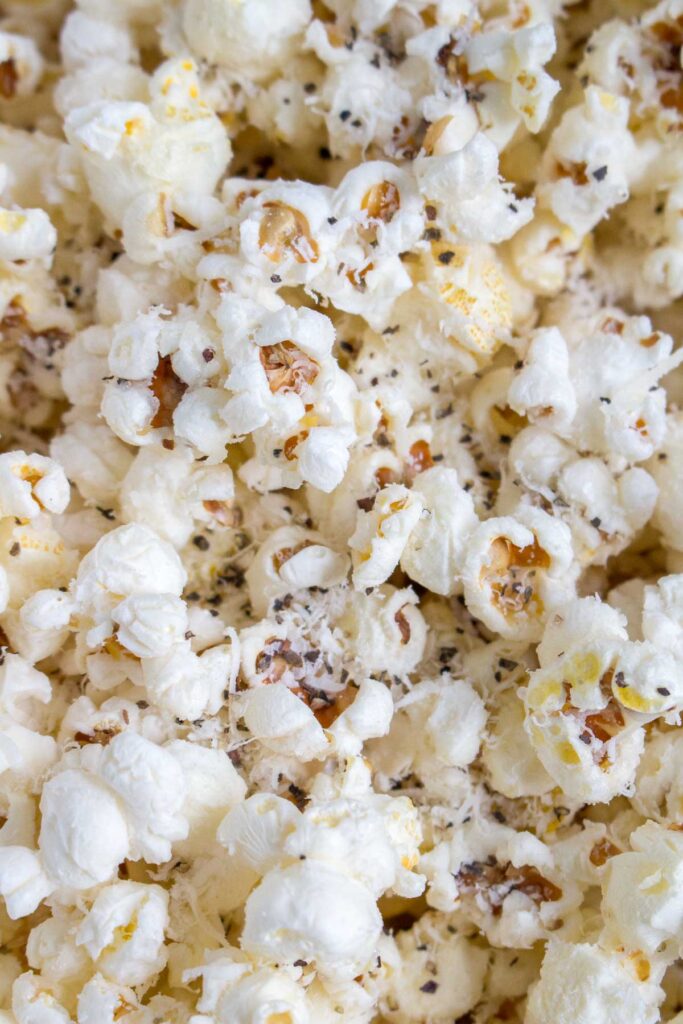 Black Pepper and Parmesan Popcorn - Carmy - Easy Healthy-ish Recipes