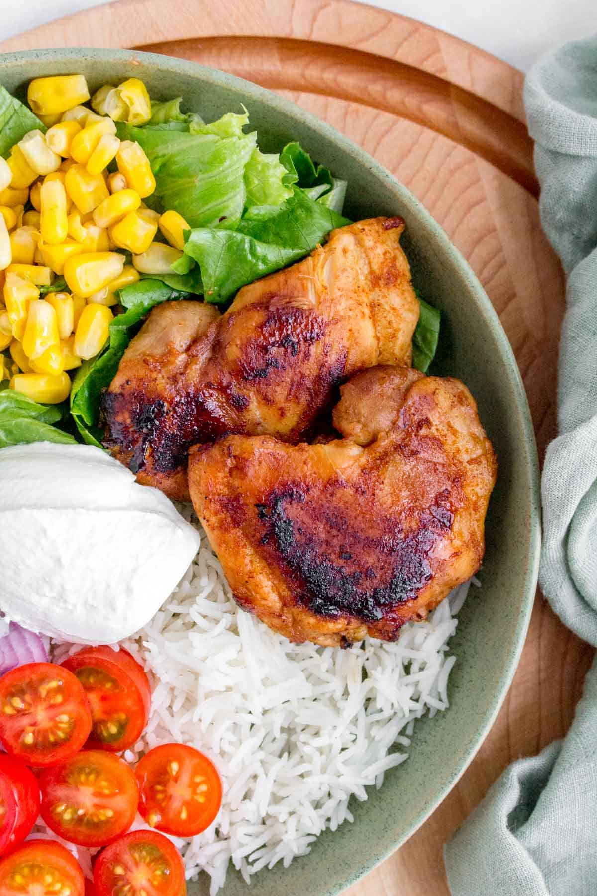 Chipotle Lime Chicken Salad Bowl | Meal Prep Friendly