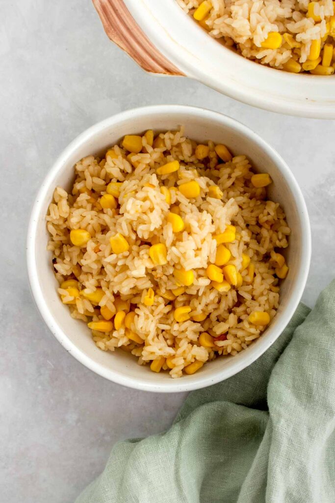 Japanese Corn Rice - Carmy - Easy Healthy-ish Recipes