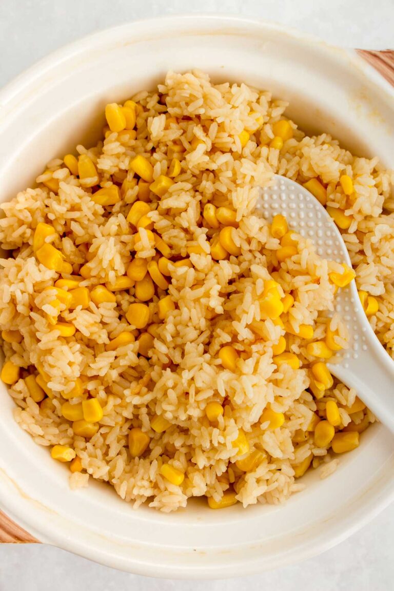 Japanese Corn Rice - Carmy - Easy Healthy-ish Recipes