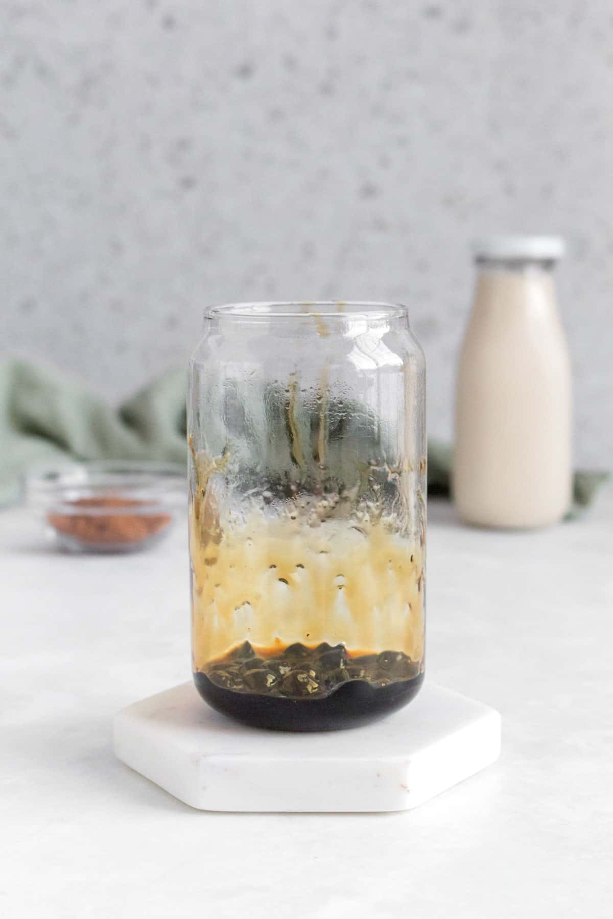 Hojicha Bubble Tea with Brown Sugar Syrup | How to Make Bubble Tea