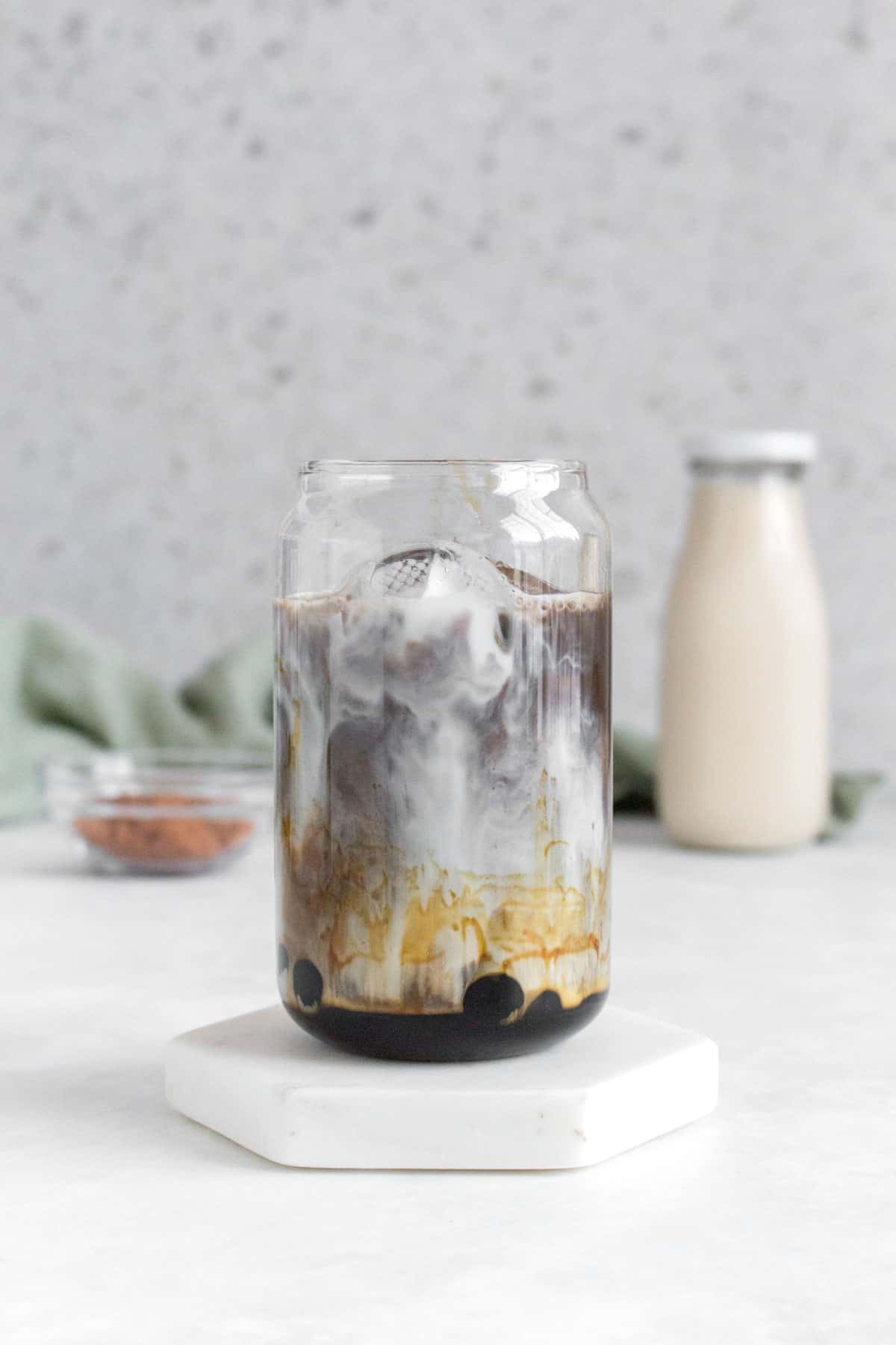 Hojicha Bubble Tea with Brown Sugar Syrup | How to Make Bubble Tea