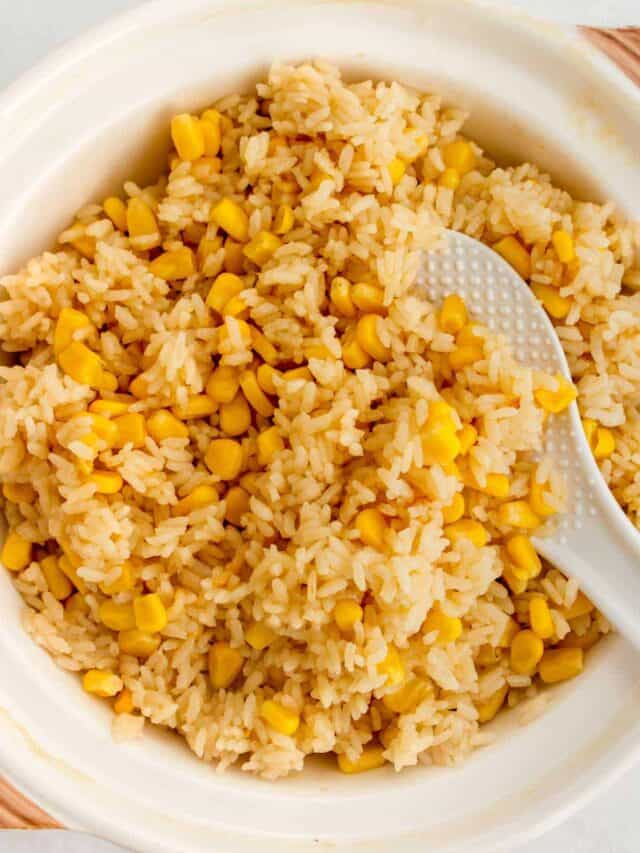 Japanese Corn Rice Story - Carmy - Easy Healthy-ish Recipes