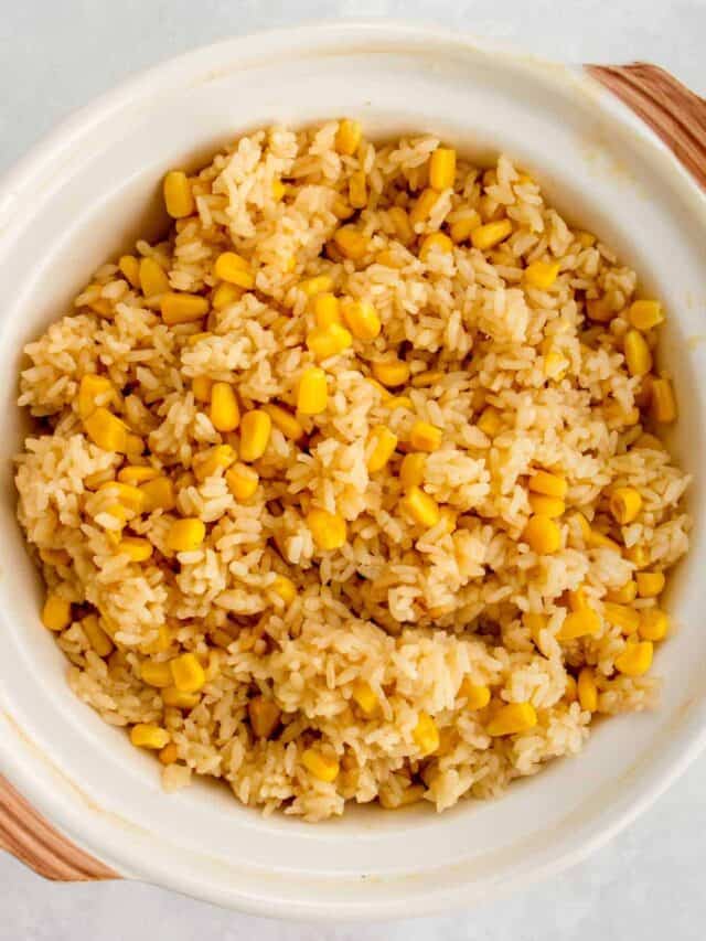 Japanese Corn Rice (Story) - Carmy - Easy Healthy-ish Recipes