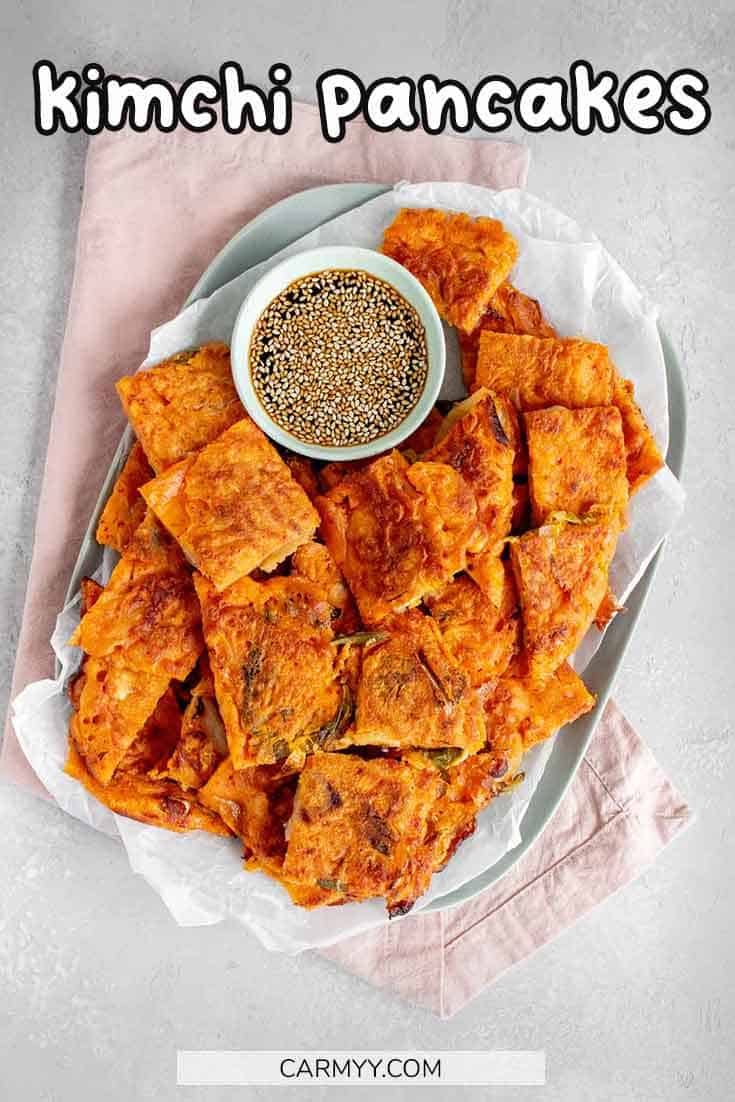 Kimchi Pancake (Kimchijeon) - Carmy - Easy Healthy-ish Recipes
