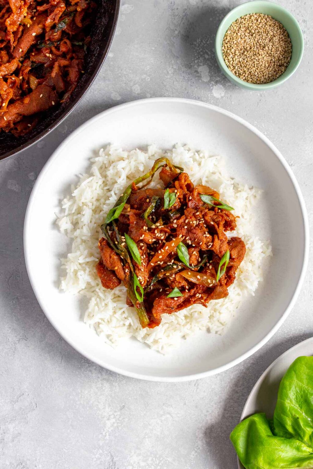 Spicy Pork Stir Fry (Jeyuk Bokkeum) - Carmy - Easy Healthy-ish Recipes