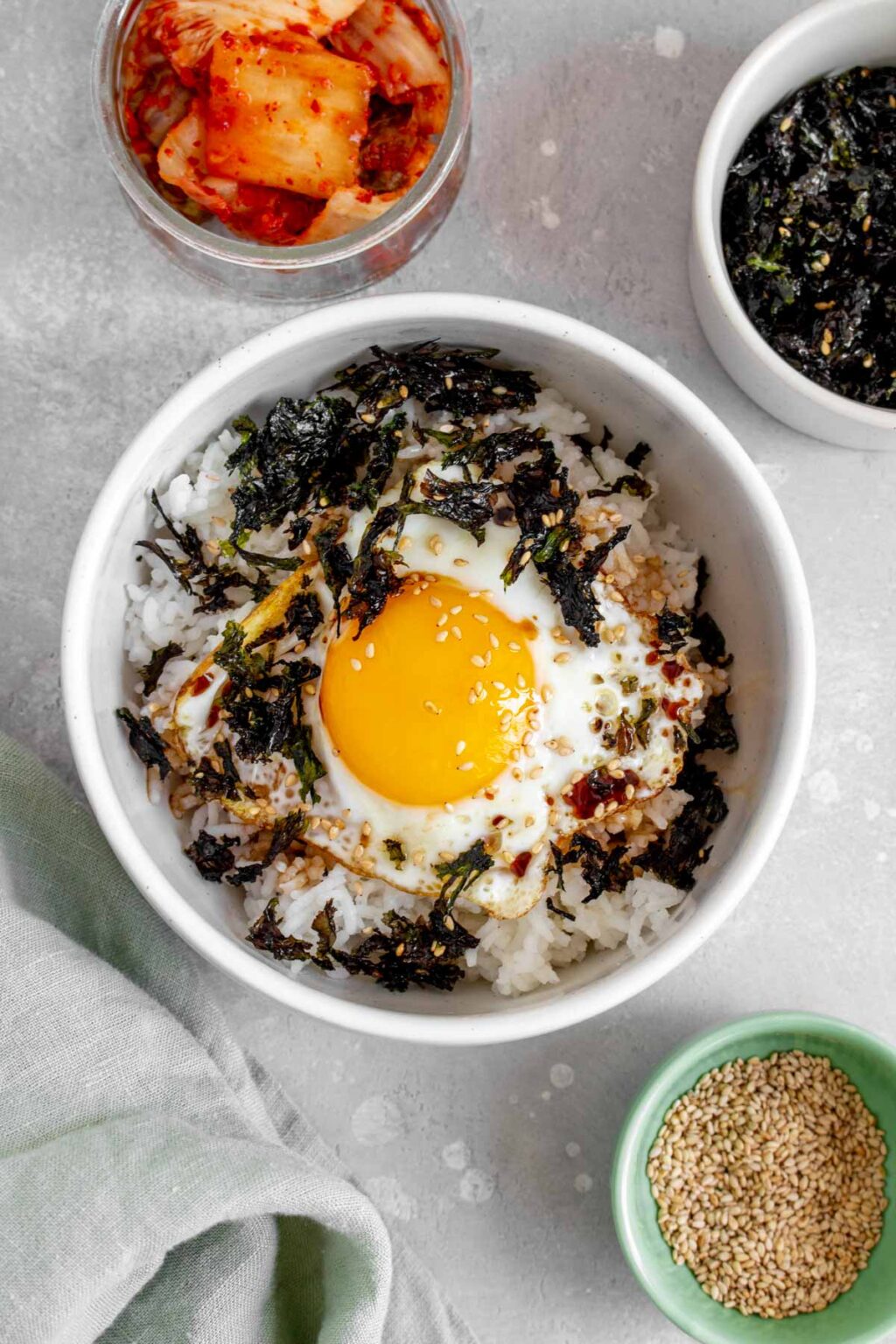 Gyeran Bap (Korean Egg Rice) - Carmy - Easy Healthy-ish Recipes