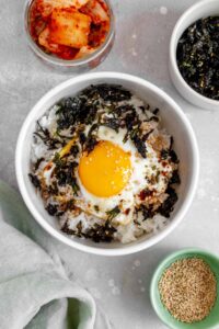 Gyeran Bap (Korean Egg Rice) - Carmy - Easy Healthy-ish Recipes