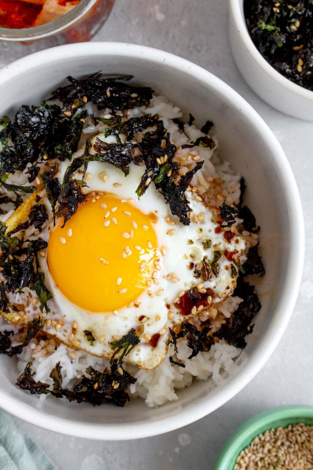 Gyeran Bap (Korean Egg Rice) - Carmy - Easy Healthy-ish Recipes