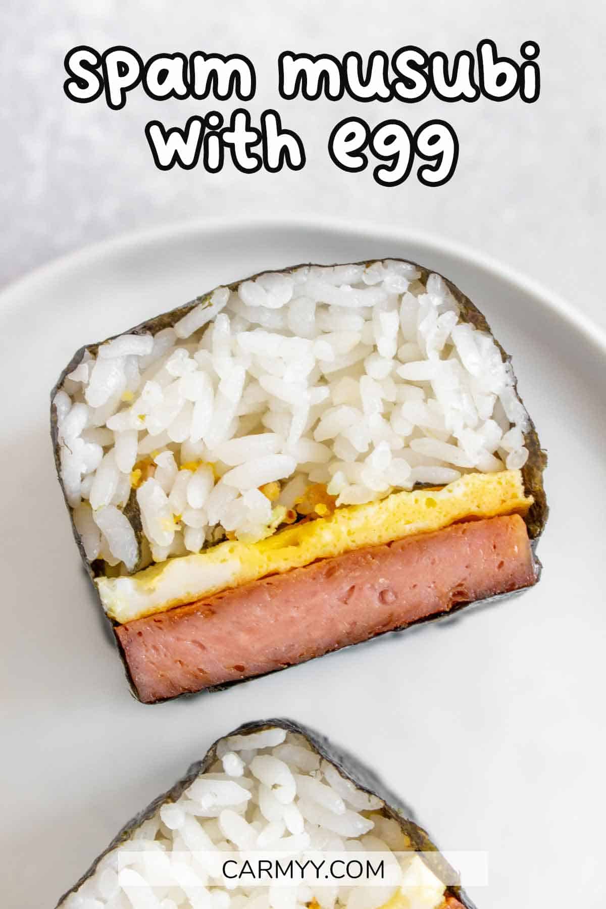 Spam Musubi with Egg - Carmy - Easy Healthy-ish Recipes