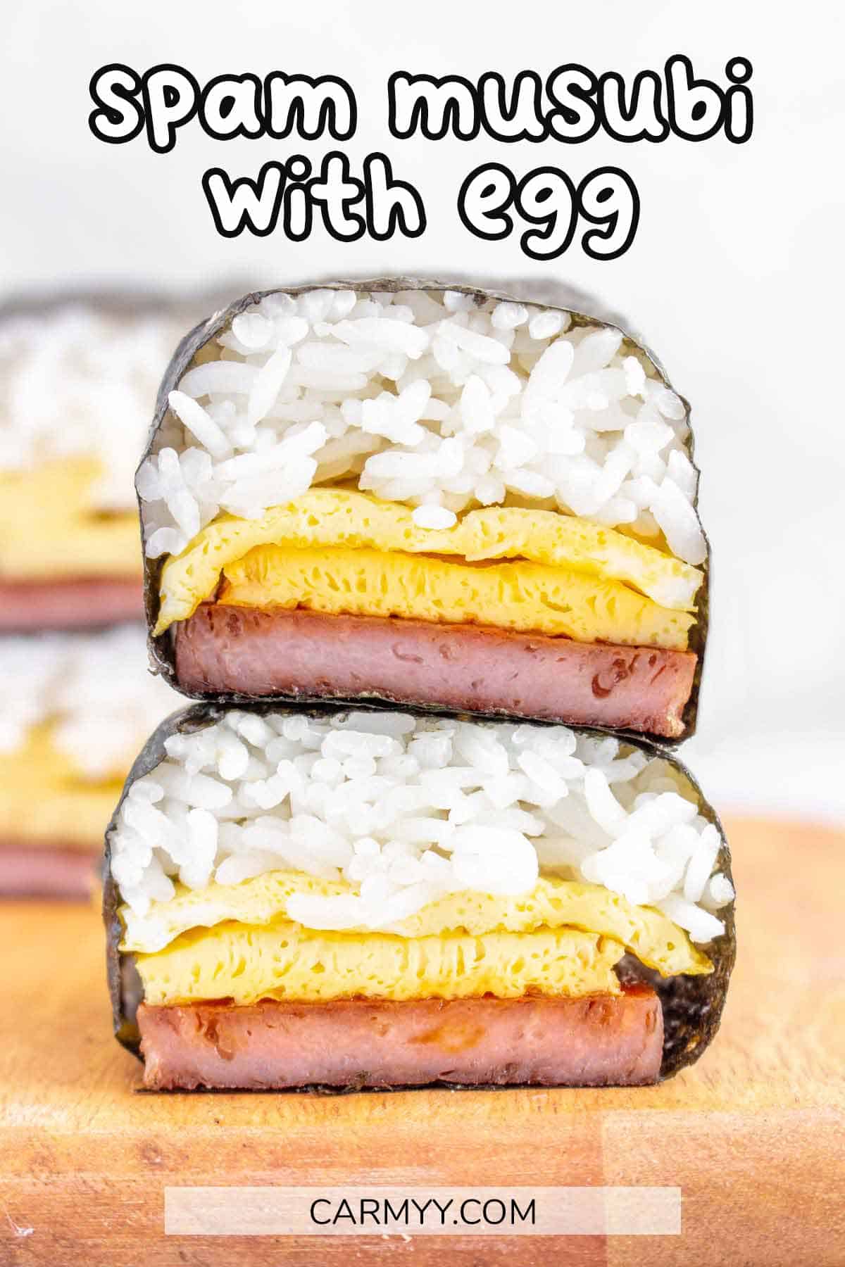 Spam Musubi with Egg - Carmy - Easy Healthy-ish Recipes