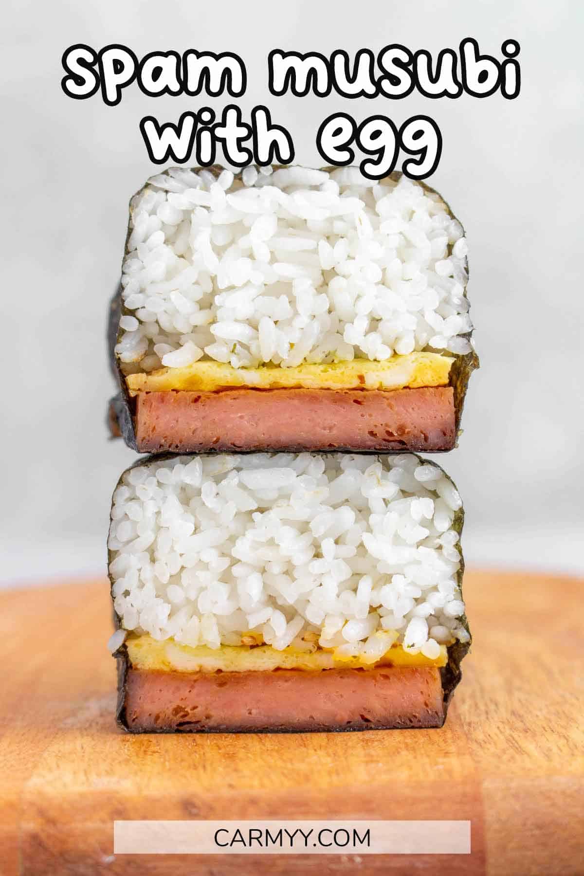 Spam Musubi with Egg - Carmy - Easy Healthy-ish Recipes