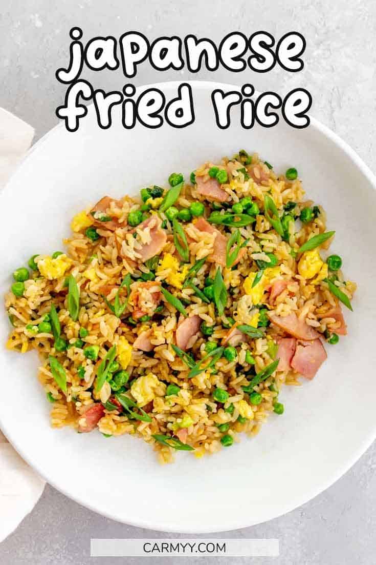 Japanese Fried Rice (Yakimeshi) - Carmy - Easy Healthy-ish Recipes