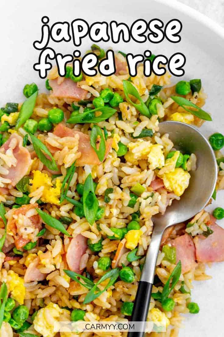 Japanese Fried Rice (Yakimeshi) - Carmy - Easy Healthy-ish Recipes