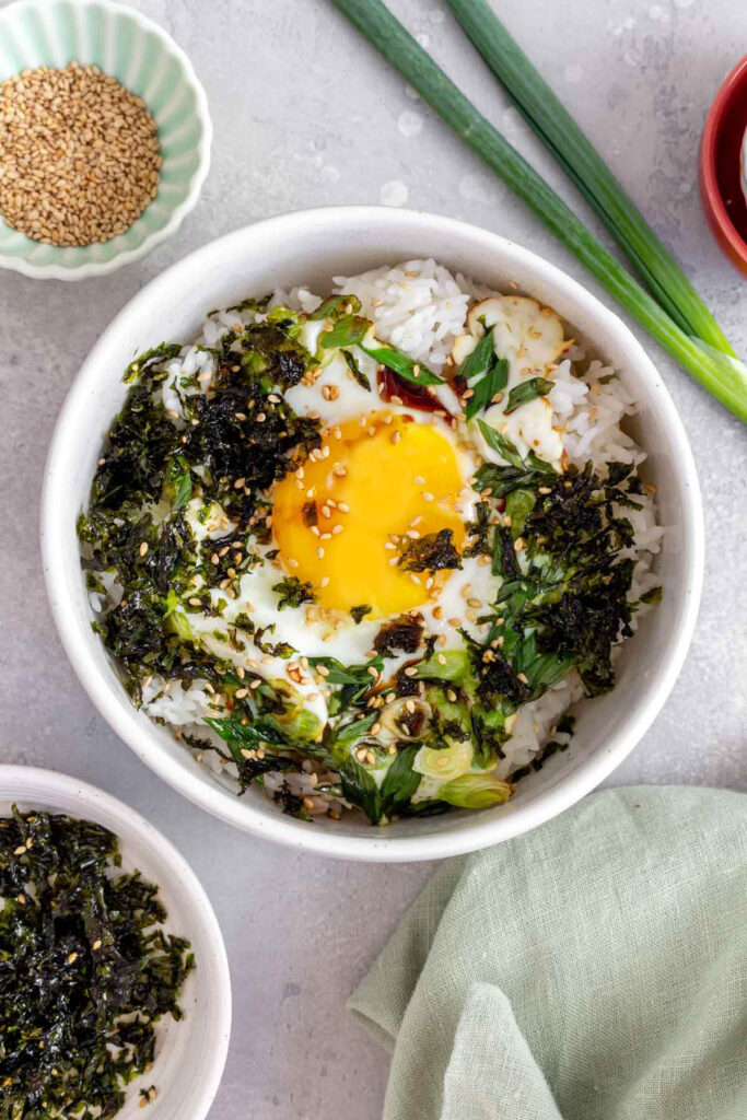 Scallion Gyeran Bap - Carmy - Easy Healthy-ish Recipes