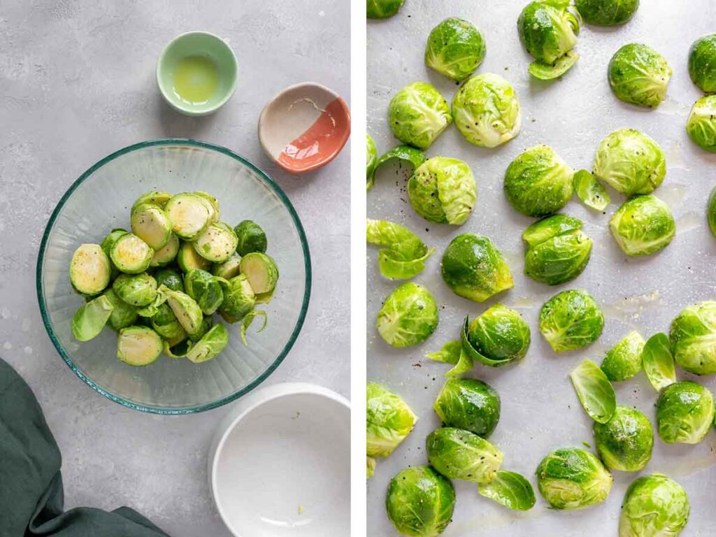 Maple Balsamic Brussels Sprouts - Carmy - Easy Healthy-ish Recipes