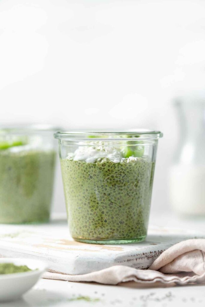 Matcha Chia Pudding - Carmy - Easy Healthy-ish Recipes