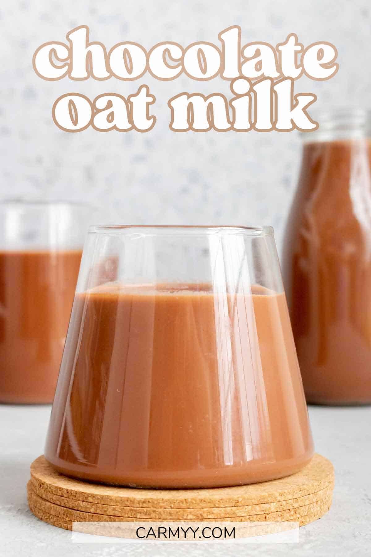 Chocolate Oat Milk - Carmy - Easy Healthy-ish Recipes