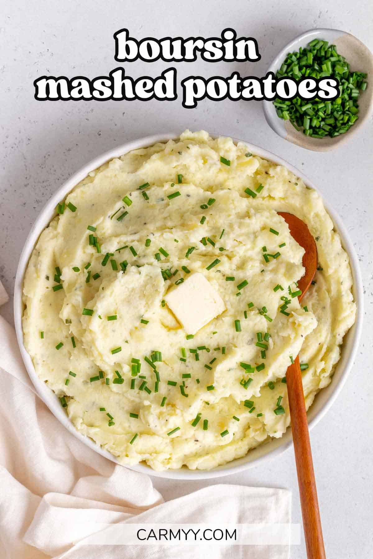 Boursin Mashed Potatoes - Carmy - Easy Healthy-ish Recipes