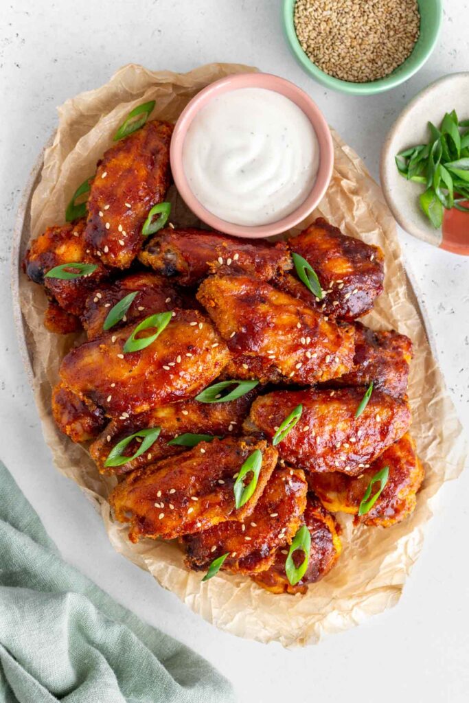 Crispy BBQ Chicken Wings - Carmy - Easy Healthy-ish Recipes